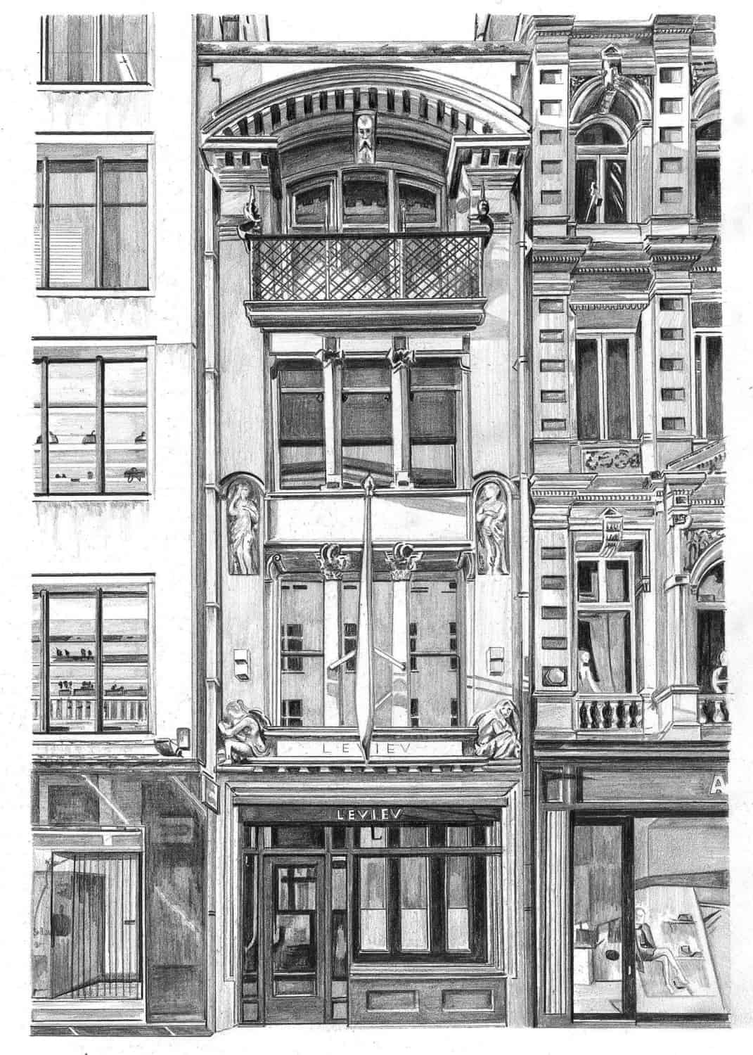 Building/House Drawings by Angela of Pencil Sketch Portraits