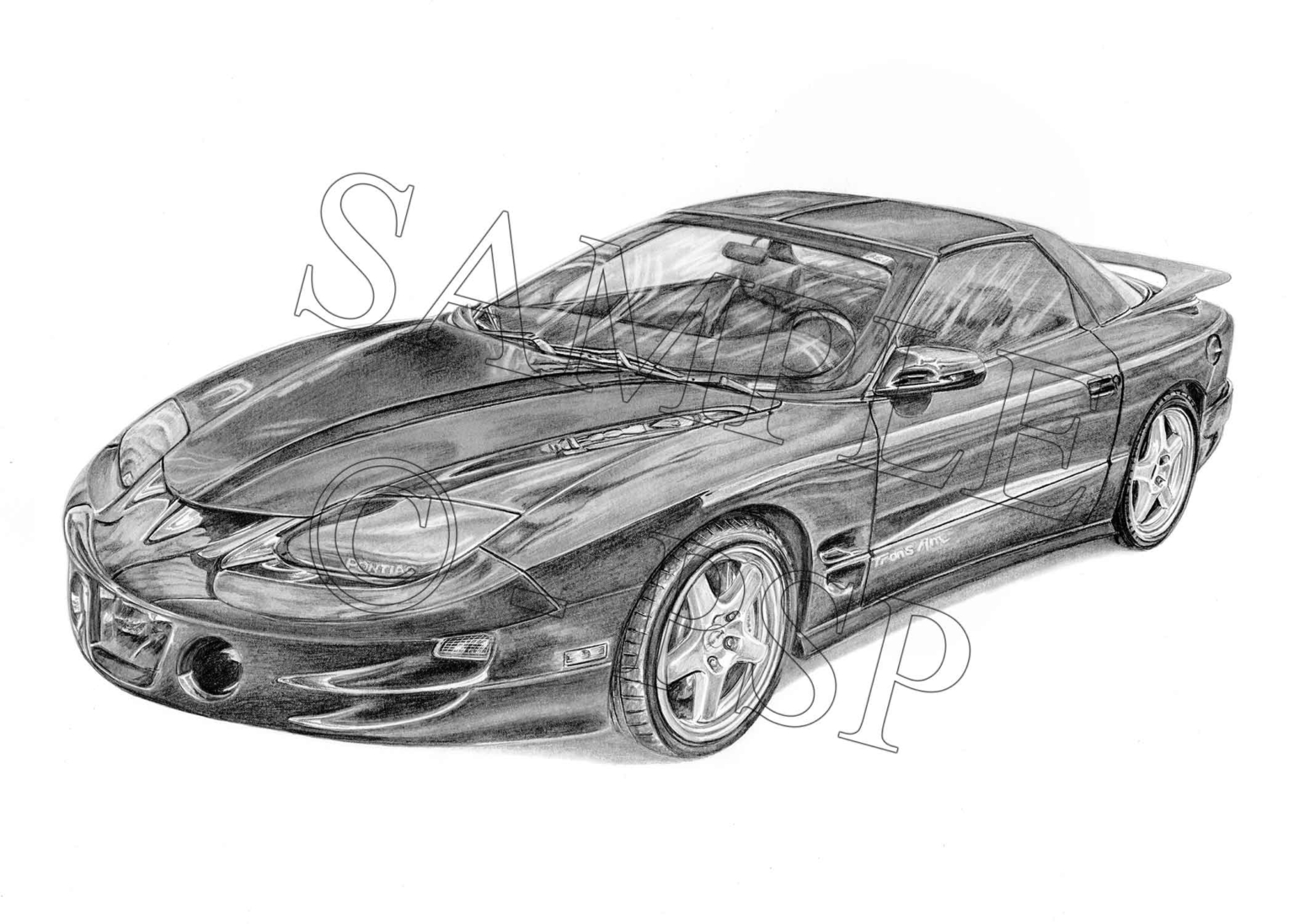 Car Drawings by Angela of Pencil Sketch Portraits